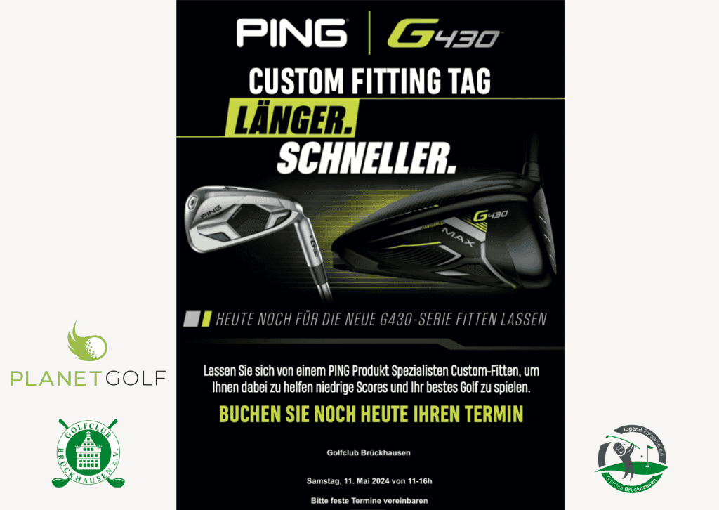 PING Fitting Tag am 11.05.2024 - Golfclub Brückhausen