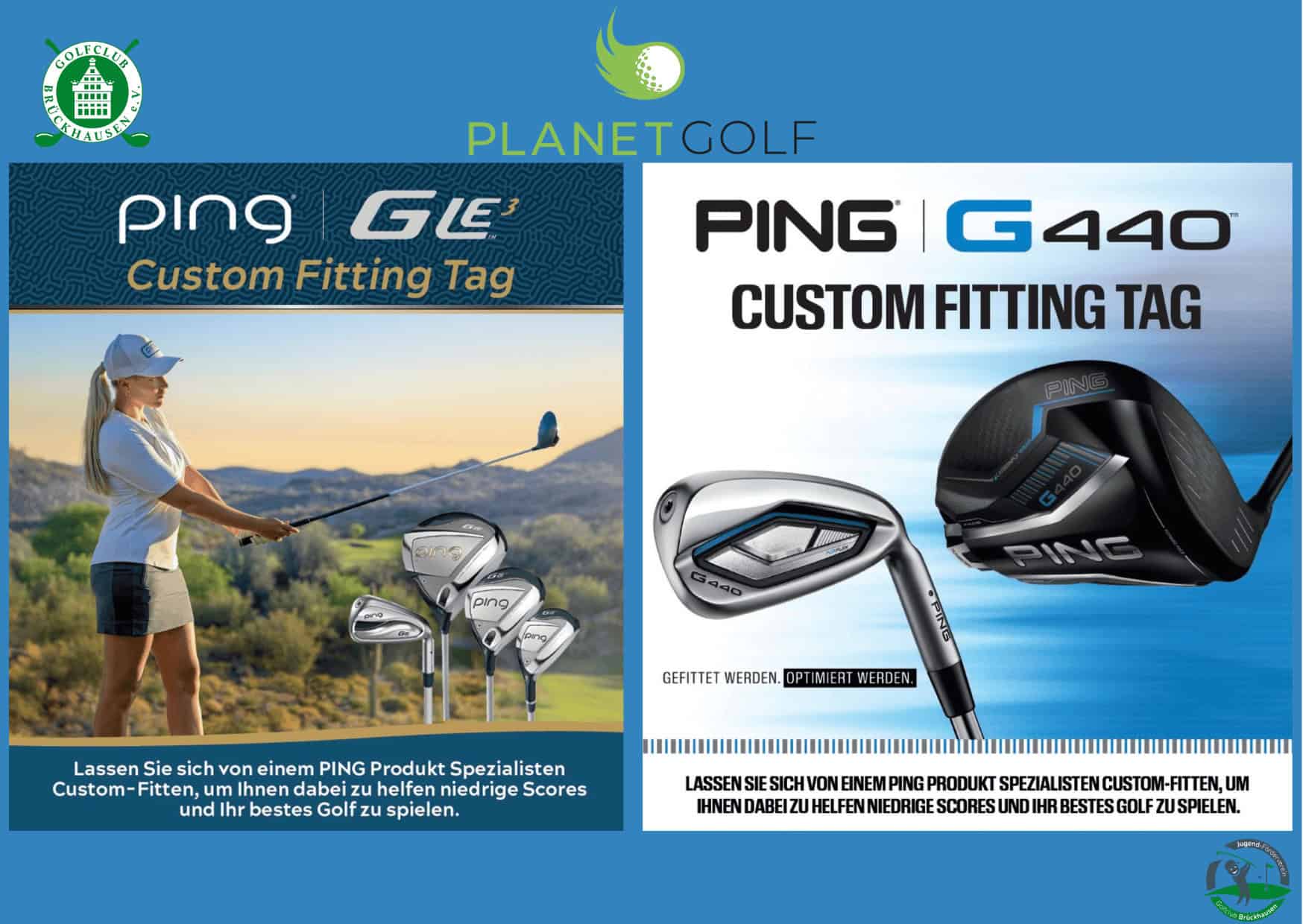PING Fitting am 2. Mai - Golfclub Brückhausen